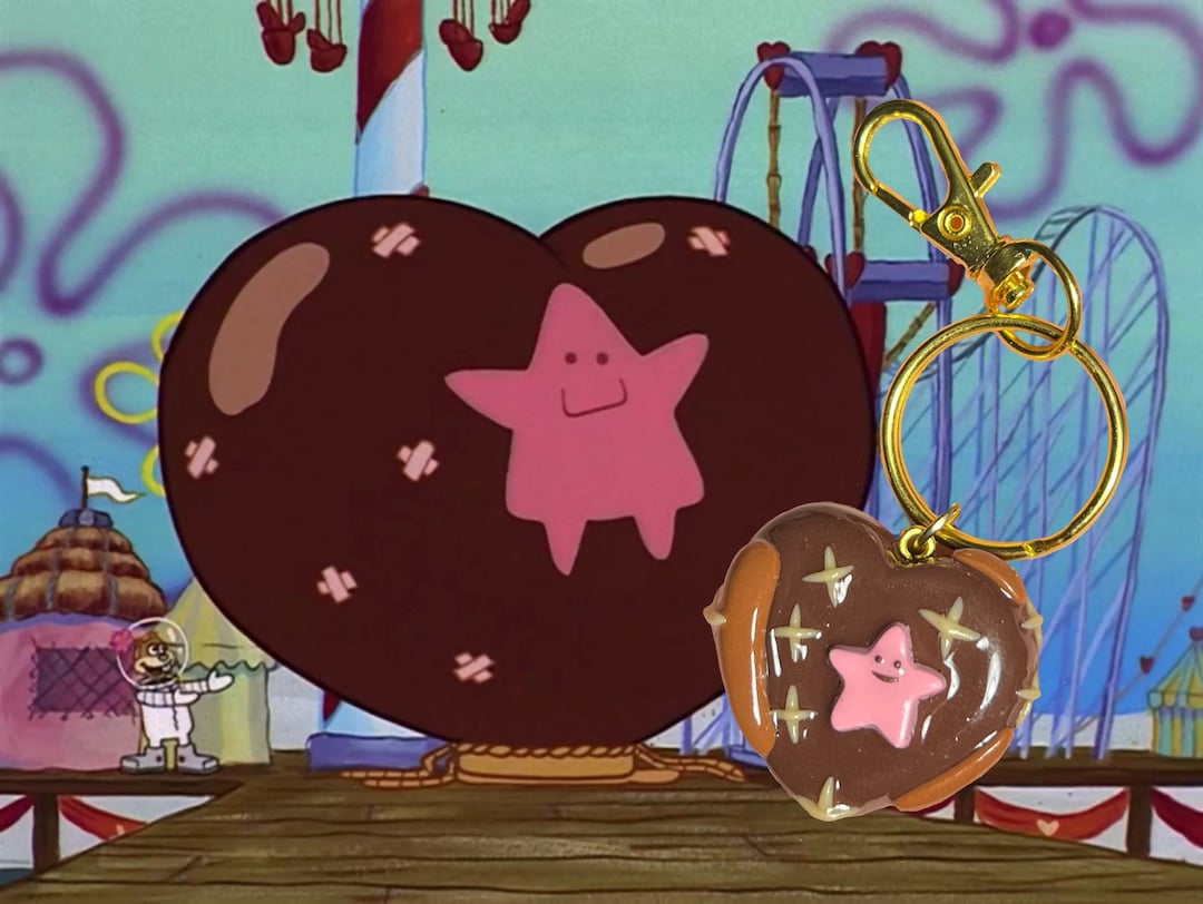 Patrick Star’s Chocolate Heart Balloon From Spongebob Squarepants ...