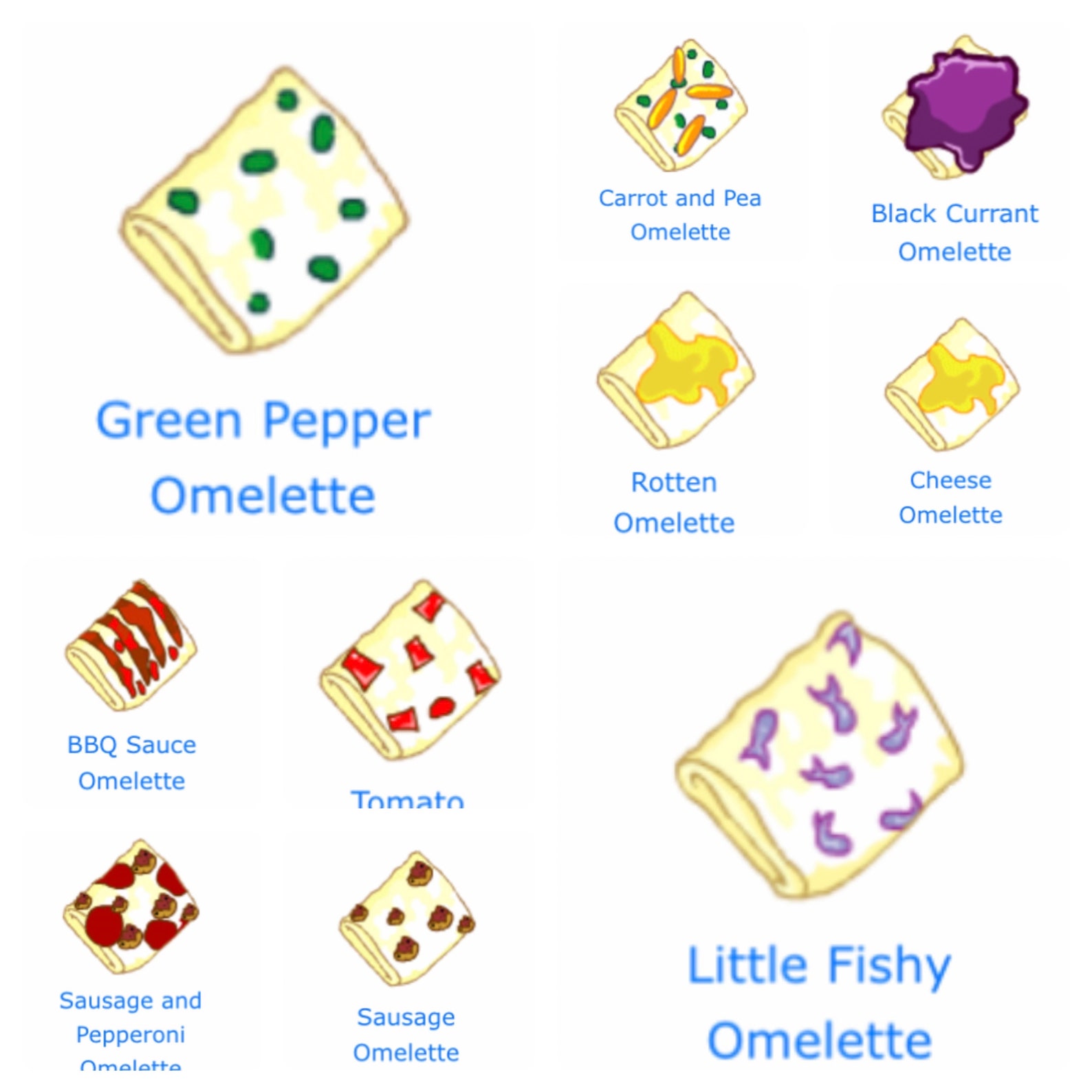 Neopets Omelettes Polymer Clay Breakfast Food Dangle and Drop Earrings ...