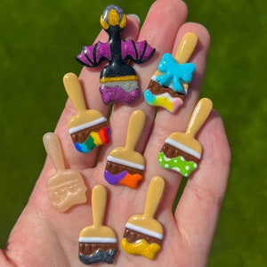 Neopets Paint Brushes | Polymer Clay Keychains | Virtual Pet Computer ...