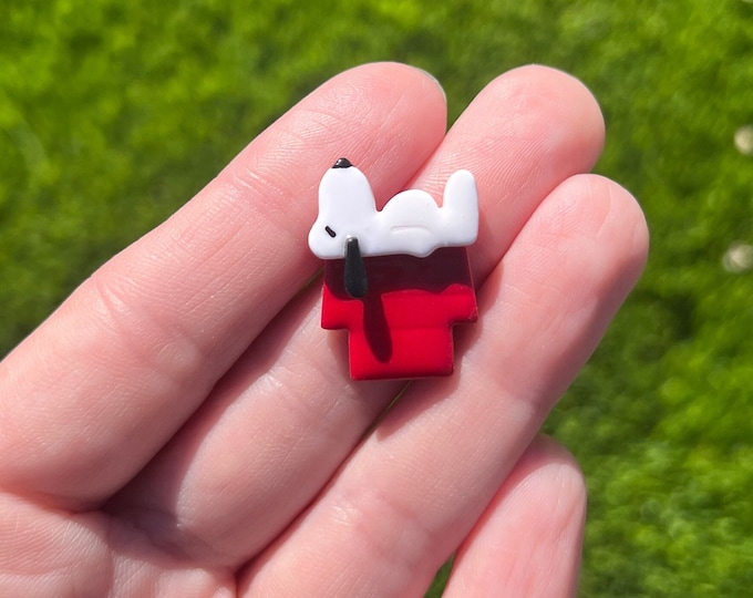 Snoopy and Red Dog House Magnet Polymer Clay Charlie Brown Refrigerator ...