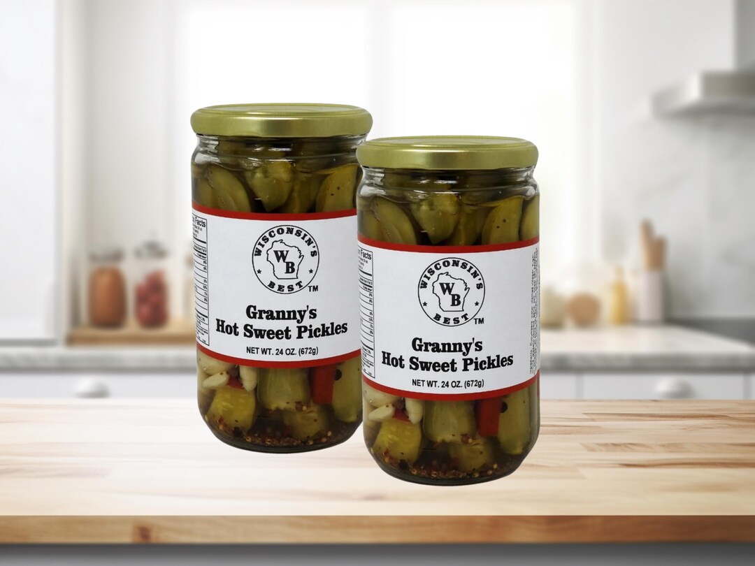 Granny's Hot Sweet Pickles - 2 Pack - Etsy
