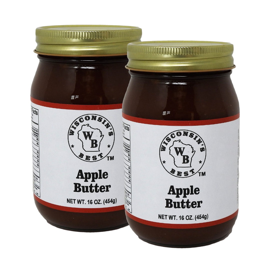 Wisconsin's Best FRUIT BUTTERS Apple Butter 16oz. 2 Pack - Etsy