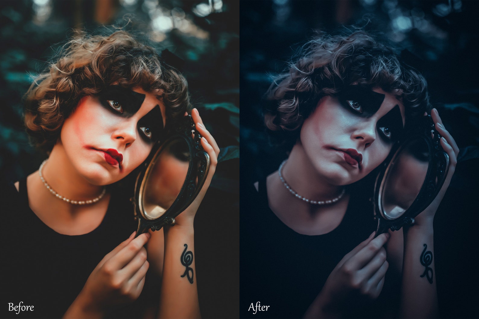 6 Scary Halloween Lightroom Presets: Moody Dark Photo Filters, Horror ...