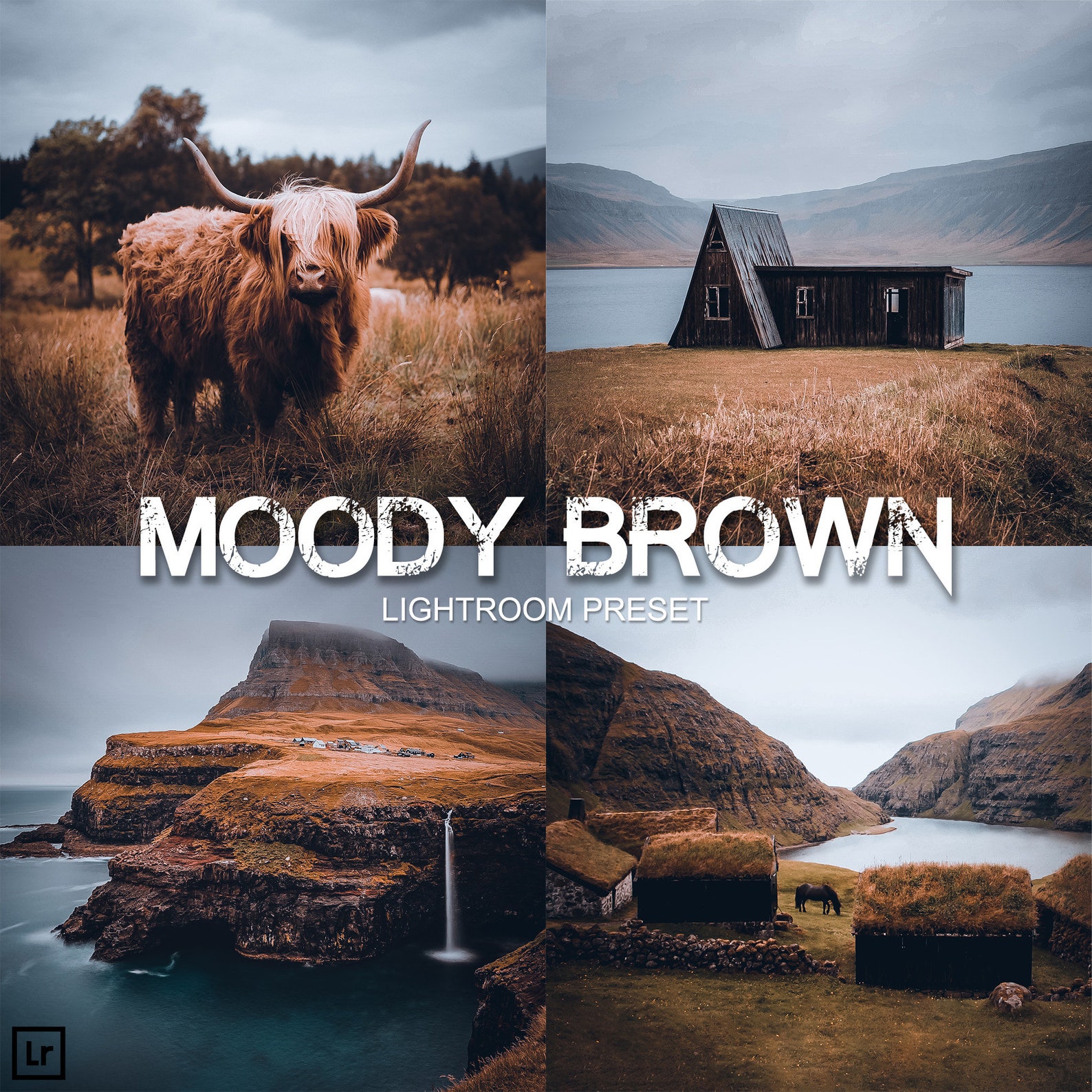 6 MOODY BROWN Presets, Lightroom Mobile Presets, Moody Presets, Brown ...