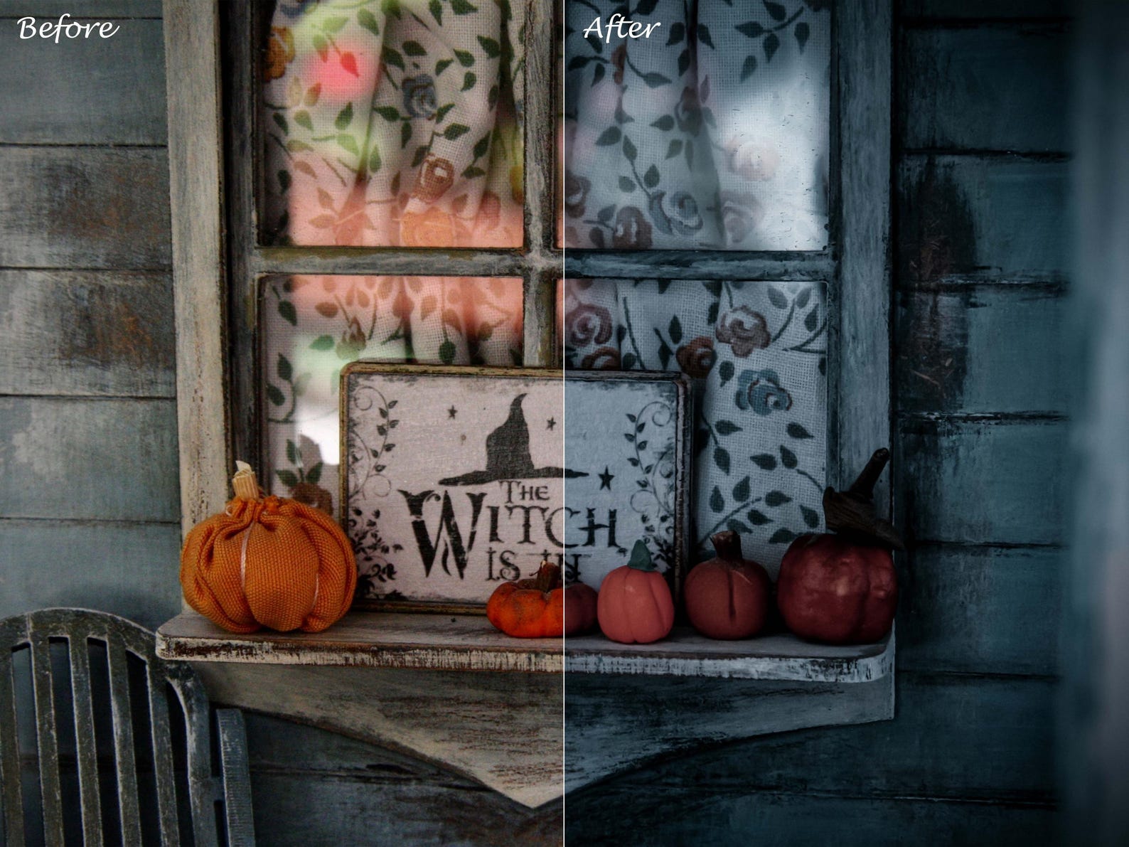 Horror Lightroom Preset: Dark Halloween Filters, Black Moody Presets ...