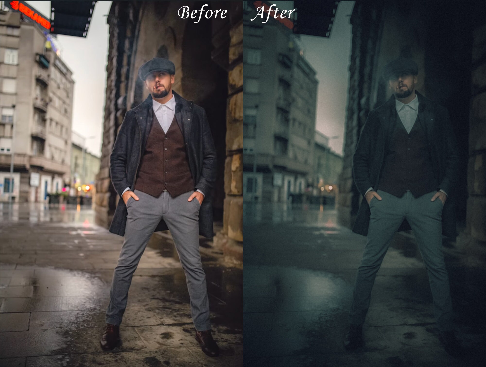3 Peaky Blinders Presets Lightroom Presets Cinematic Dark Moody