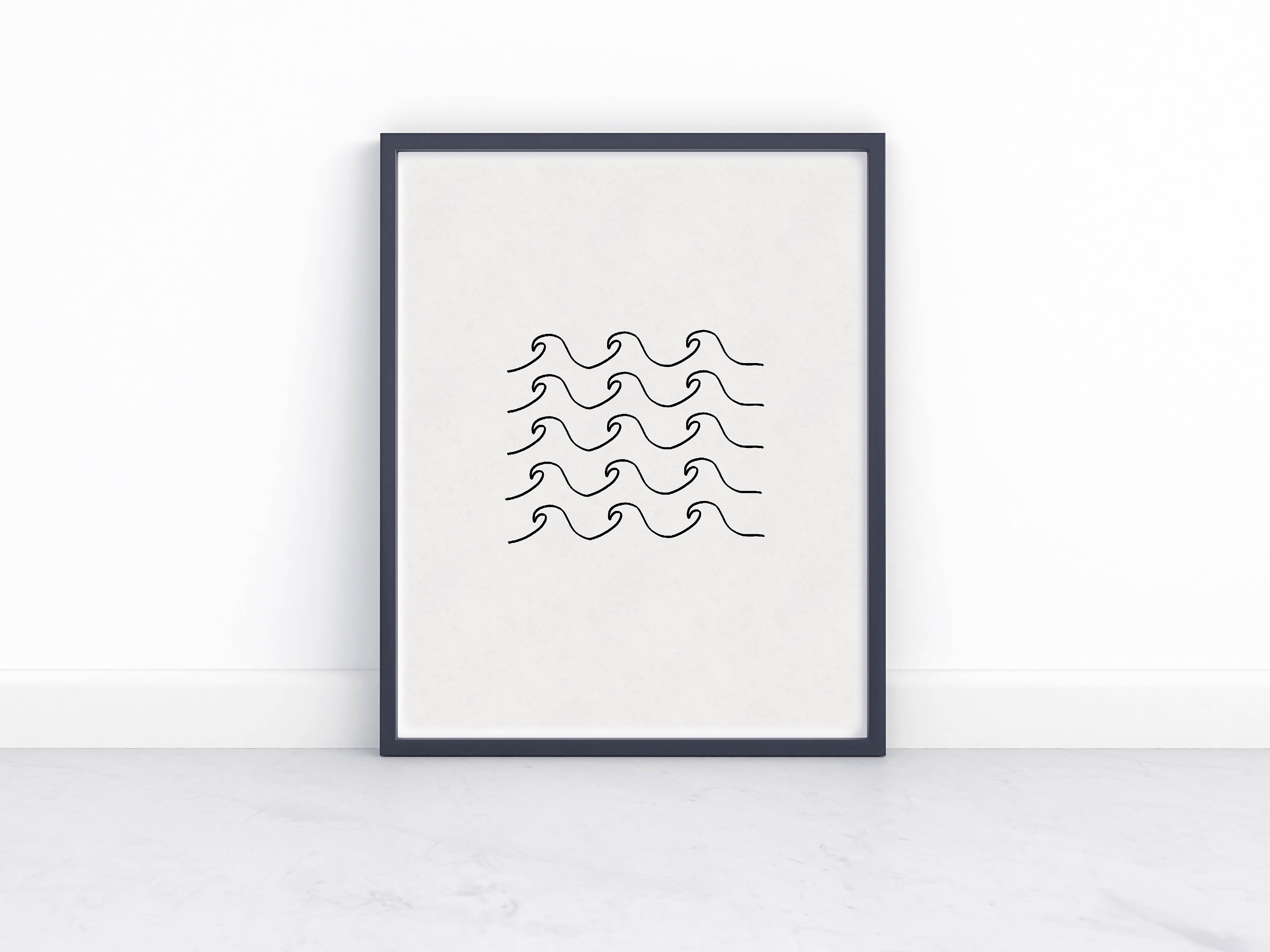 Simple Waves Drawing