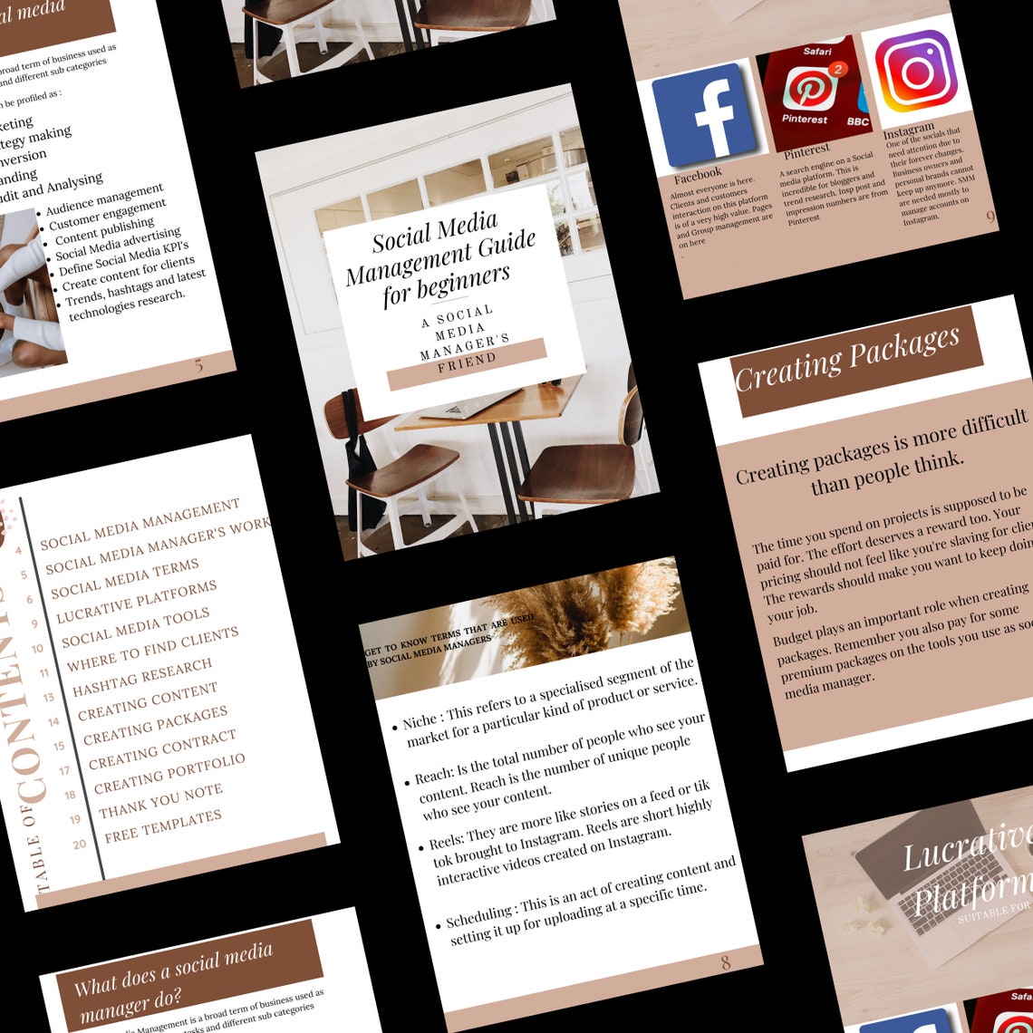 Social Media Management Guide for Beginners, Social Media Manager ...