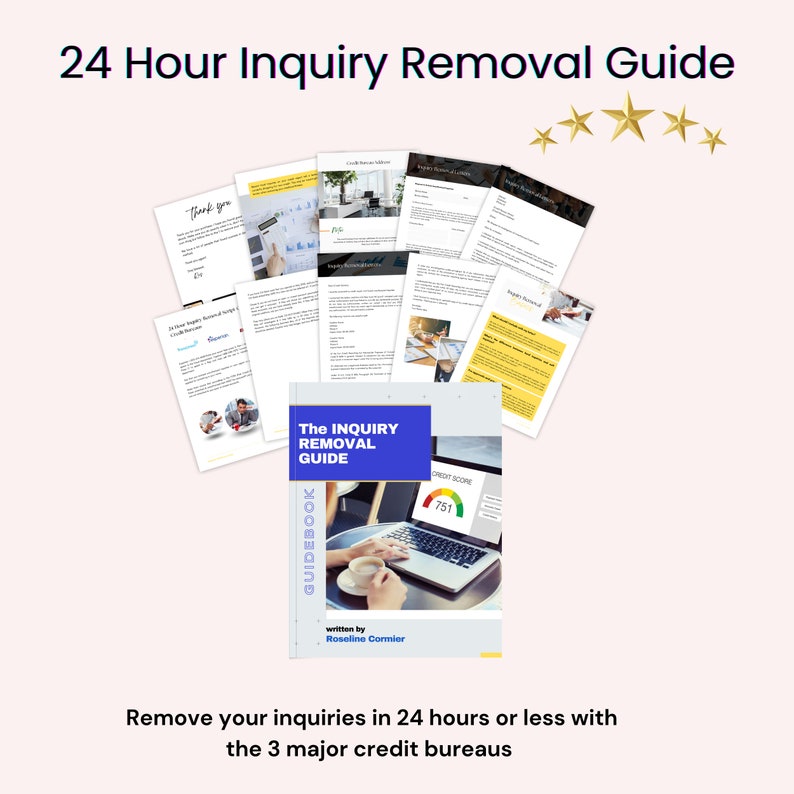 The 24-hour Hard Inquiry Removal Guide, Credit Repair, Credit Repair ...