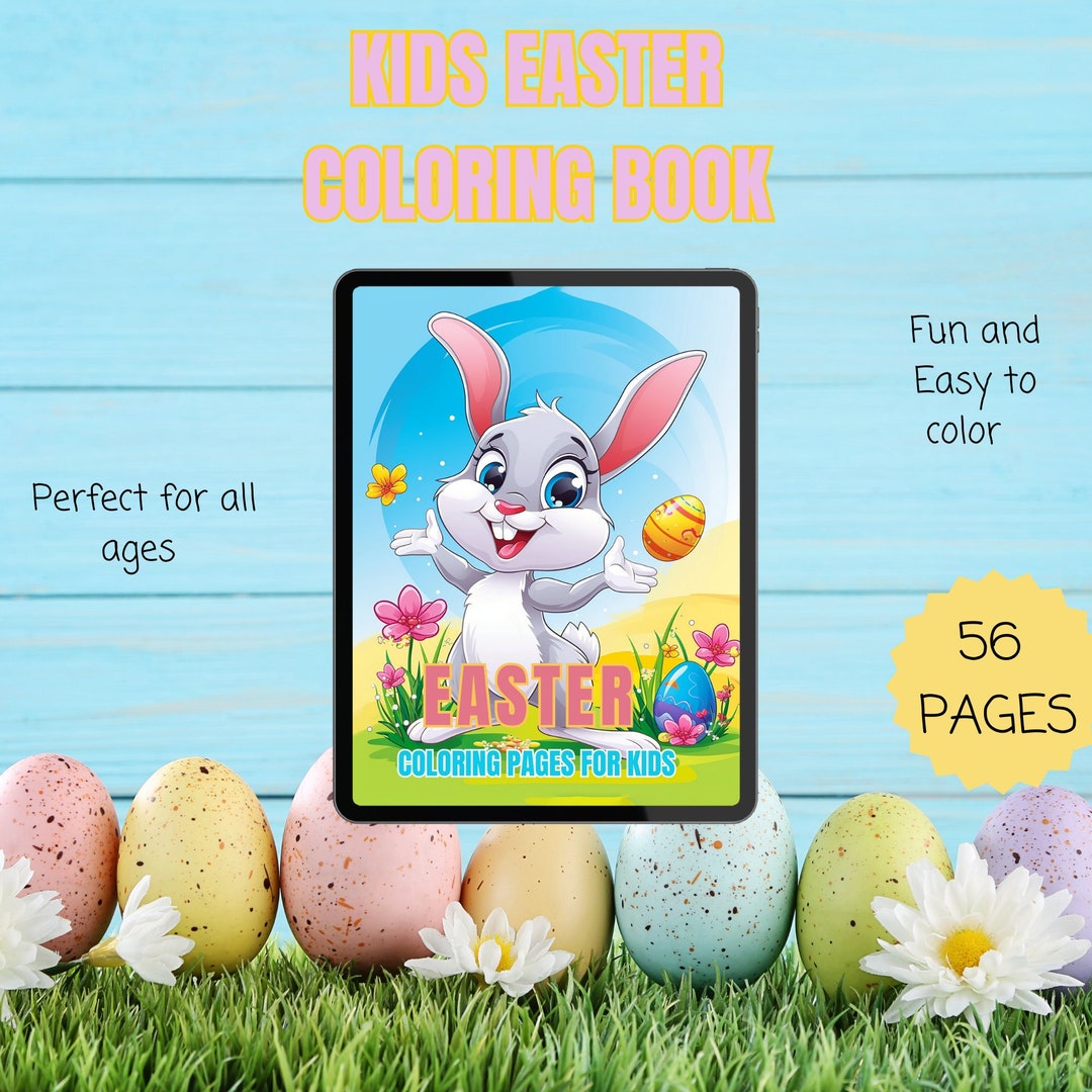 Easter Coloring Book for Kids| Easter Coloring Pages| Easter Coloring ...