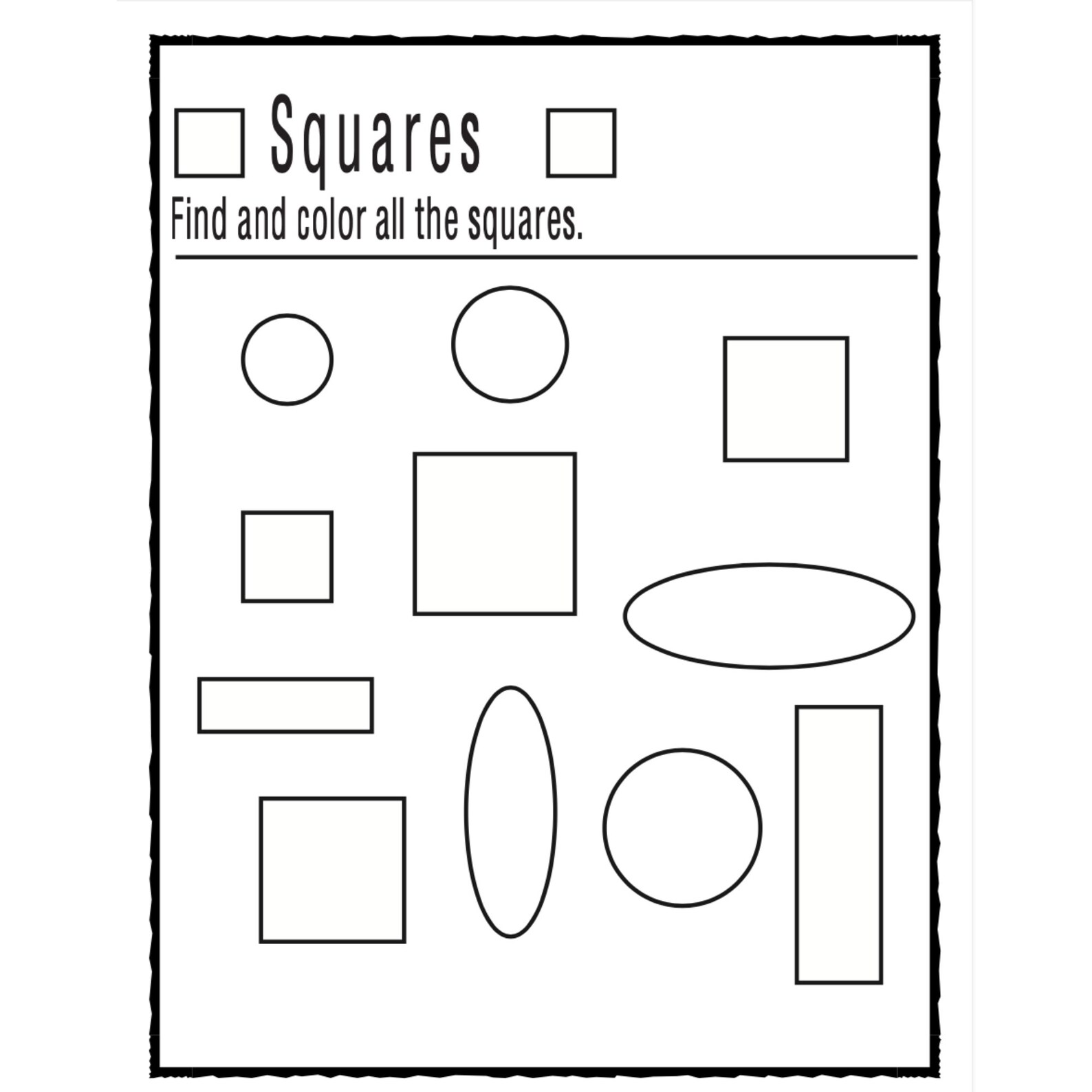 Copying Shapes Worksheets