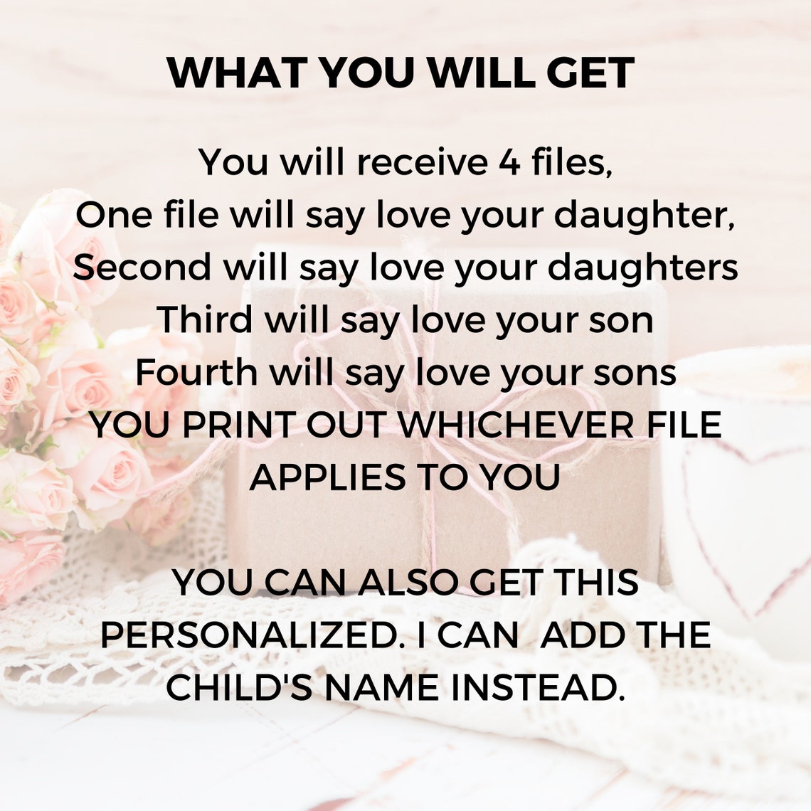 Kids Gift to Mom, A Letter to Mom, a Letter for Mom, Dear Mom Printable ...