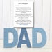 Note for Daddy, Dad Note, Fathers Day Printable, Instant Download ...