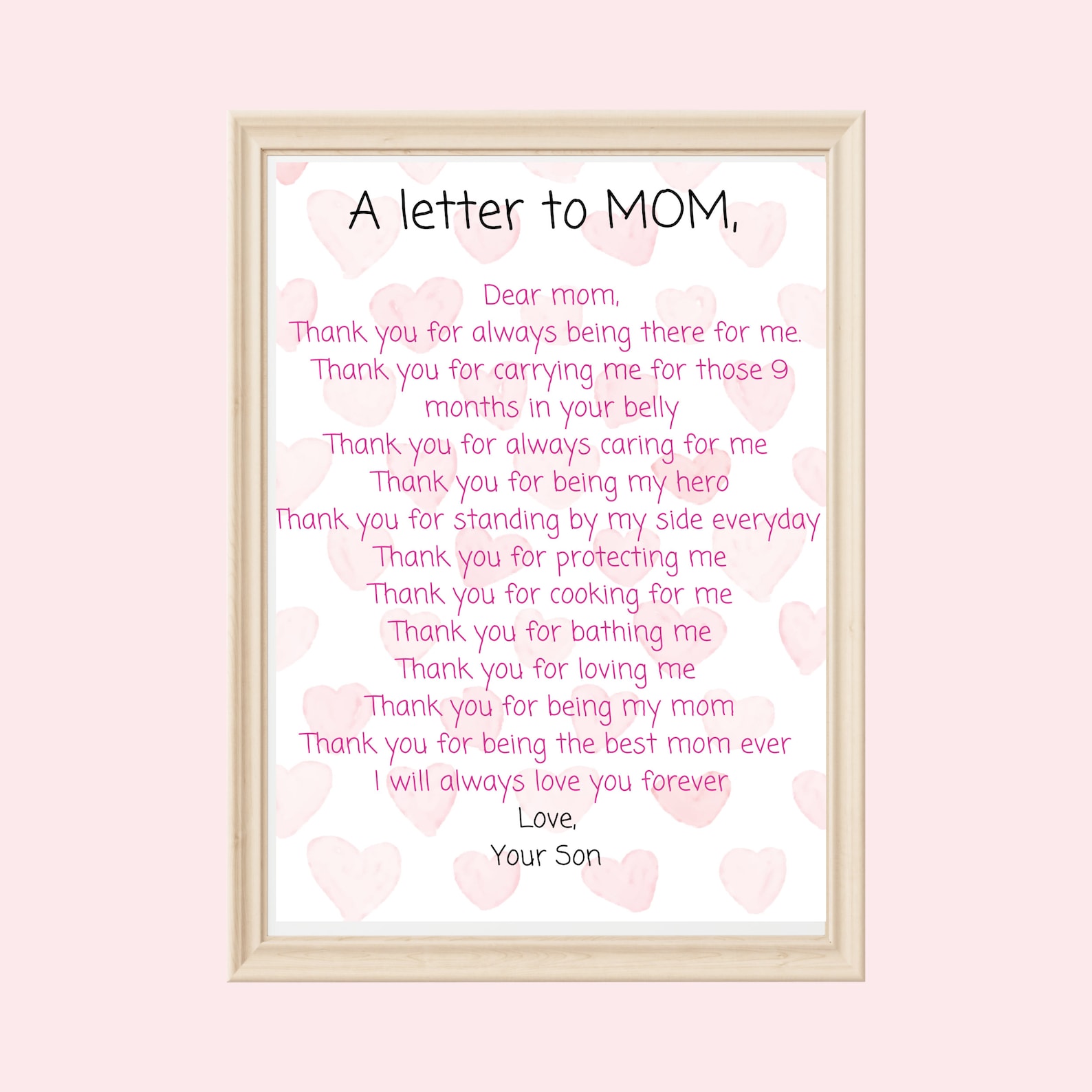 Letter To Your Mom Letter To Your Mom