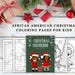 African American Kids Christmas Coloring Pages, Christmas Coloring Book ...
