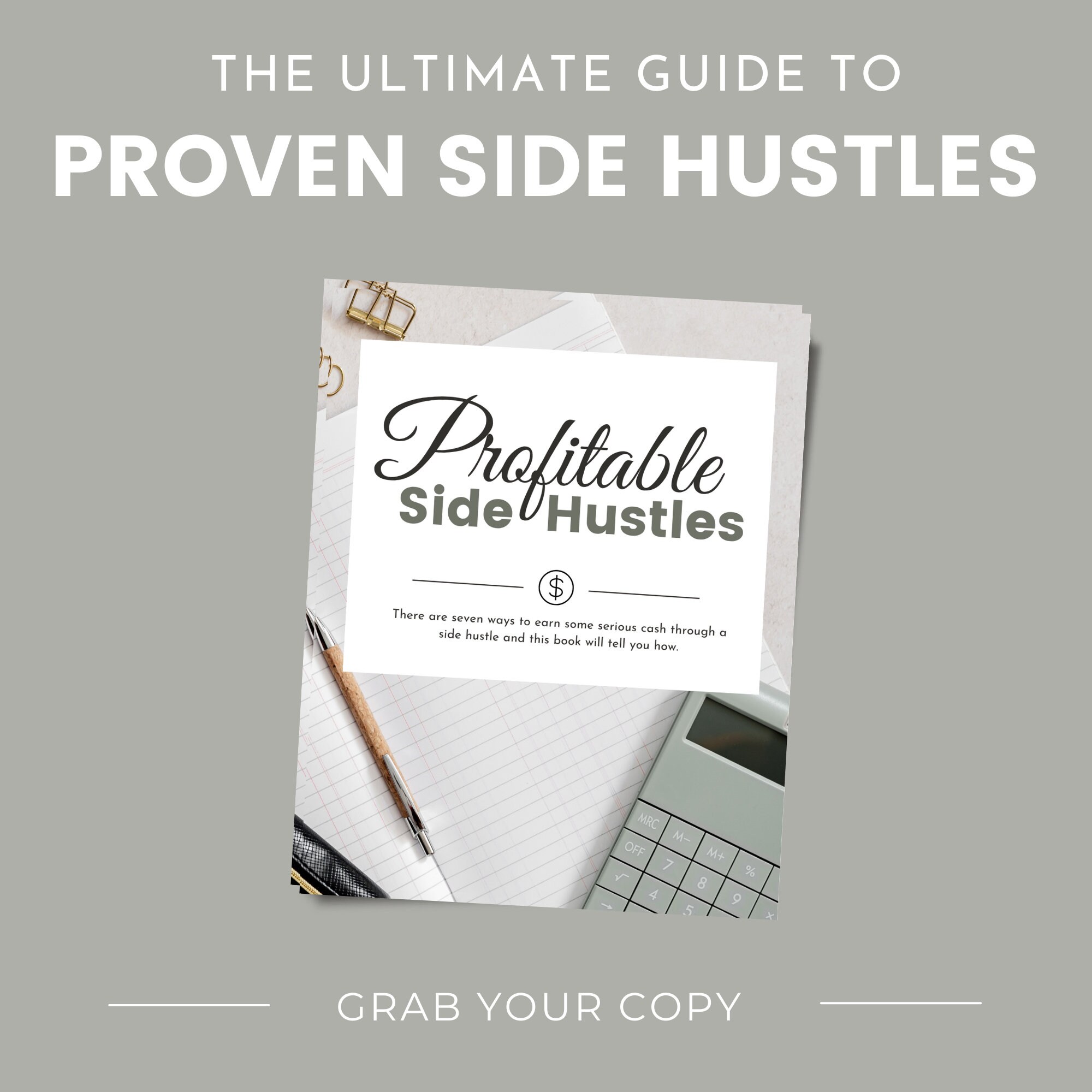 Profitable Side Hustles Ebook, Side Hustle Ebook, Guide to Side ...