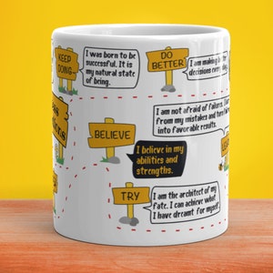 Mug of Success Motivational Mug Positive Mug Motivation - Etsy