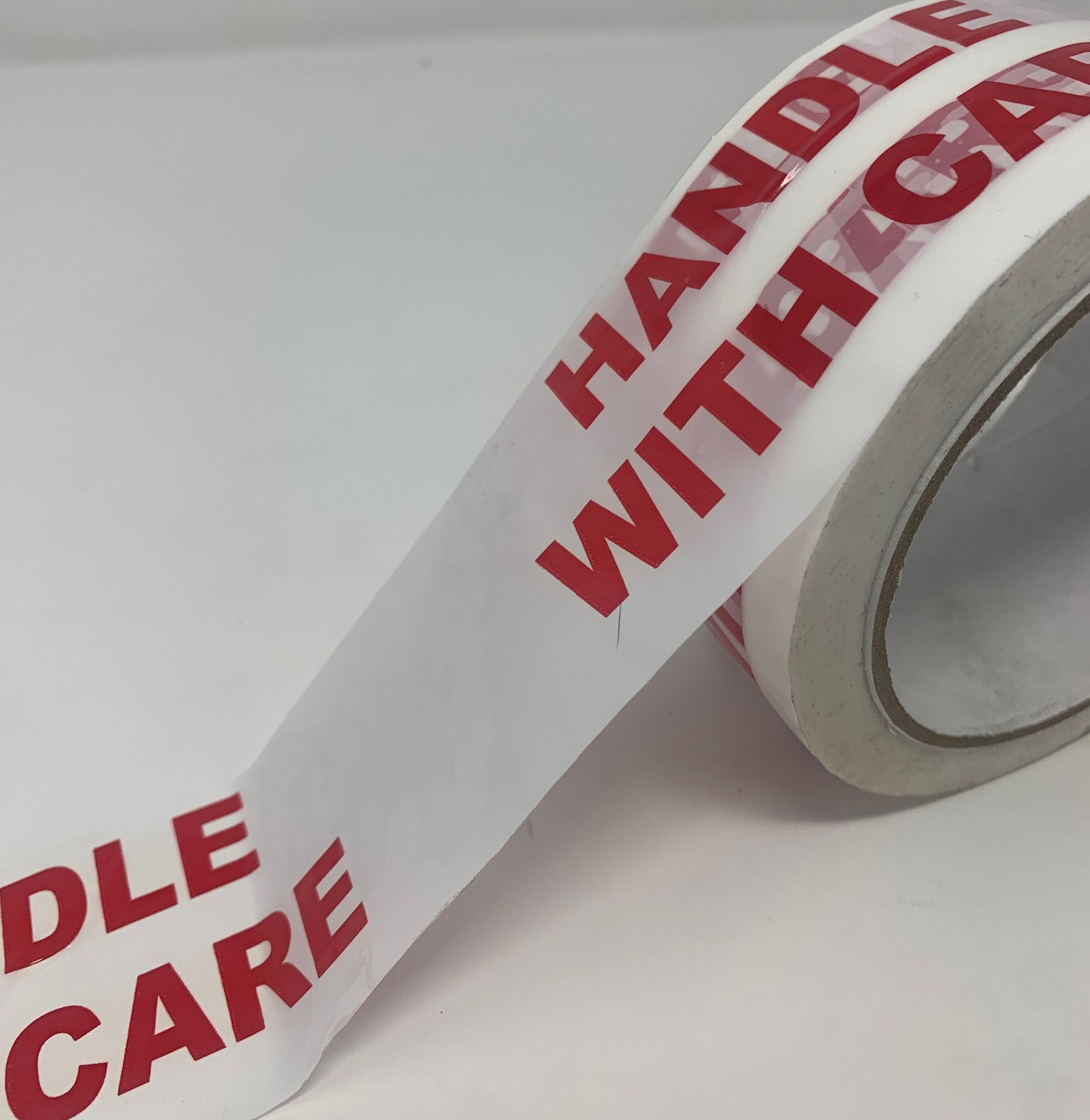 Pacplus Handle With Care Packaging Parcel Packing Tape Strong 50mm X ...