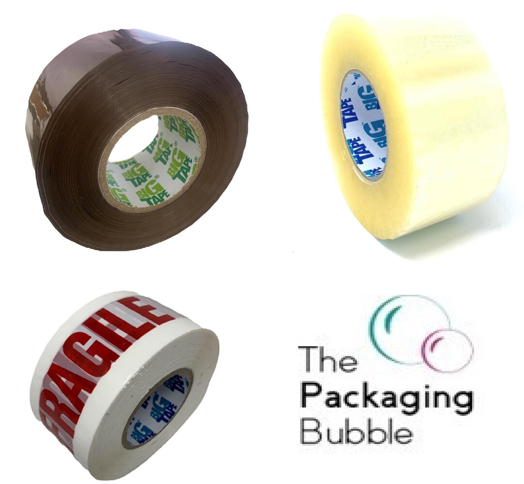 Big Tape Packaging Parcel Packing Tape Strong Extra Long 48mm X 150m - Etsy