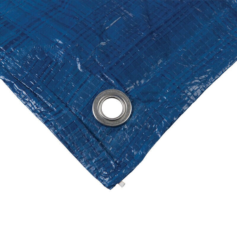 Tarpaulin Heavy Duty Waterproof Sheet Blue Tarp Lightweight Ground ...