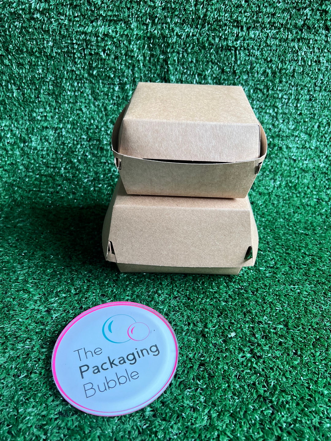 Kraft Burger Boxes Large Leakproof Takeaway Container Biodegradable ...