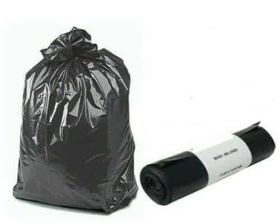 Small Heavy Duty Trash Bags EXTRA STRONG Heavy Duty 100L Black Bin Bags ...
