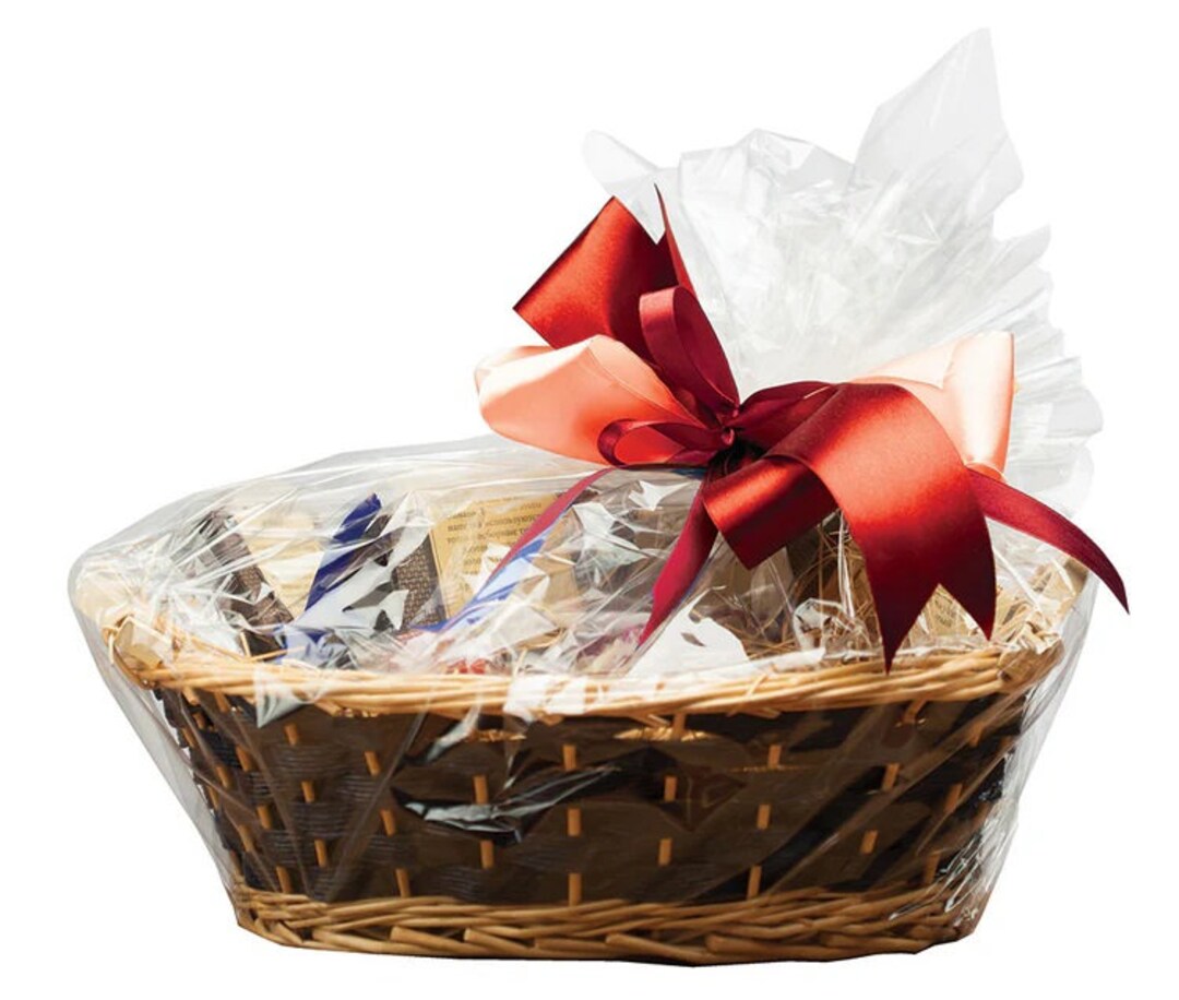 Cello Basket Hamper Bags Clear With Twist Ties - Etsy