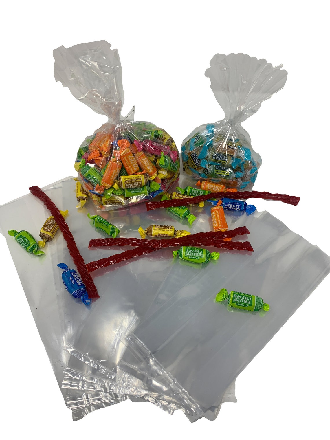 Clear Cellophane Sweet Gift Cello Display Bags Candy Cakes Pop Kids ...