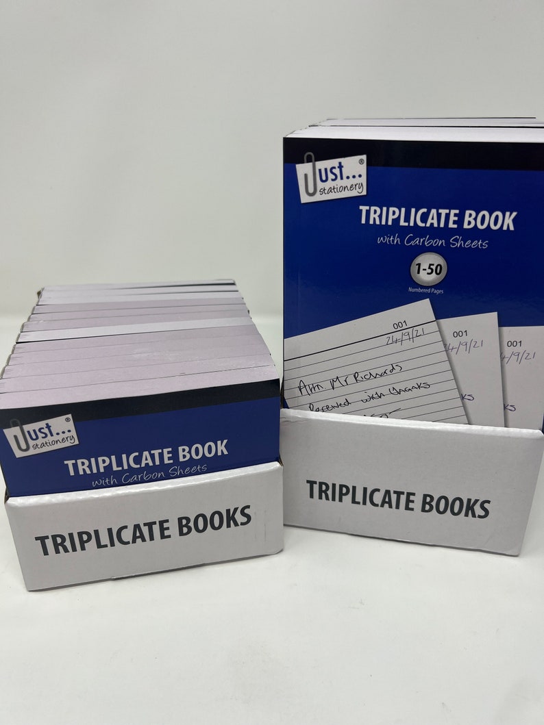 Invoice Book Full Size A5 Receipt Book Pad Carbon Sheets - Etsy