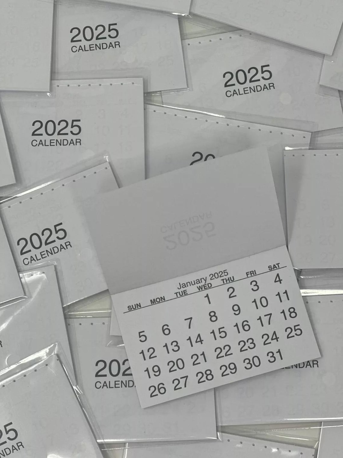 2025 Calendar Tabs Insert Mini String Tear off Pads Month to View Made ...