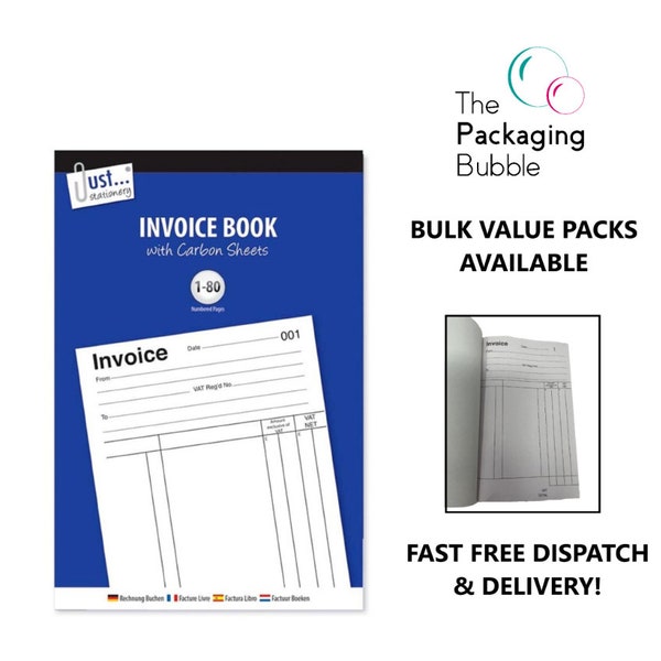 Carbon Invoice Book - Etsy