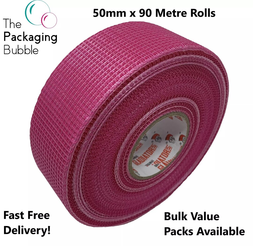 Scrim Plasterboard Fibreglass Mesh Pink Tape Ultimate Self Adhesive ...