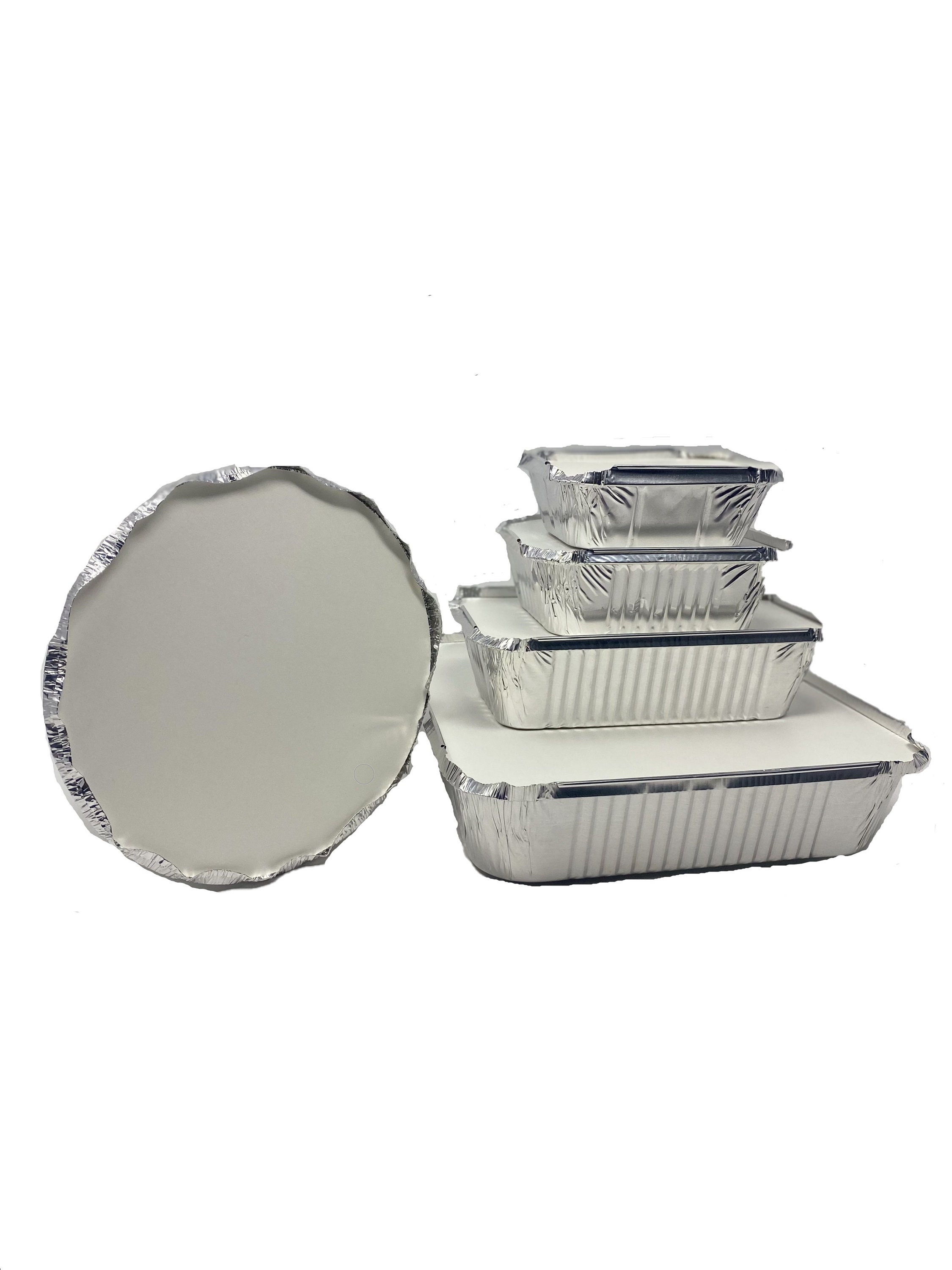 Aluminium Foil Food Containers With Lids Takeaway Home Catering ...