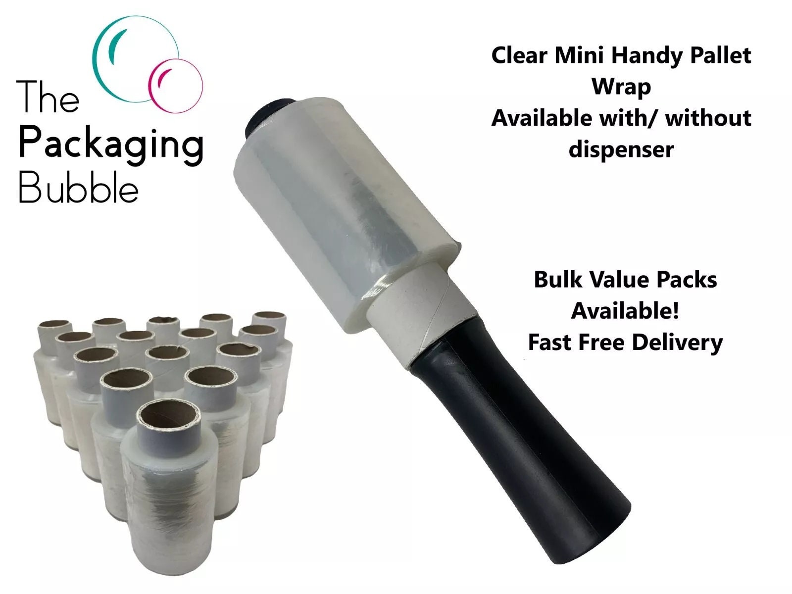 Handy Pallet Stretch Shrink Wrap Mini Clear Transparent Strong Film ...