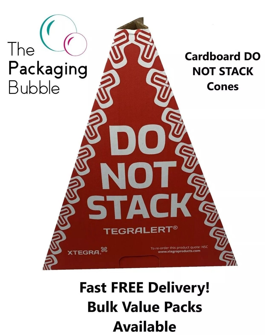 Do Not Stack Pallet Cones Warning Triangles NSC Bulk Discounts Multi ...