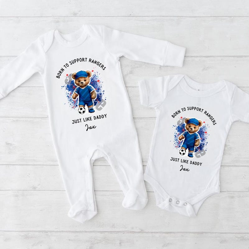 Rangers Baby. Clothes - Etsy UK