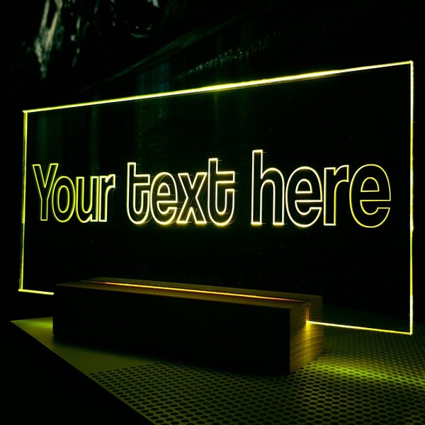 Custom Led Signs - Etsy