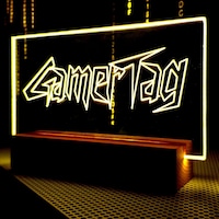 Personalized XL Gamertag LED Sign: Custom RGB Gaming Light - Etsy