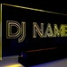 Dj Led Sign, Personalized Dj Gift, Dj Logo Design, Dj Lights, Music ...