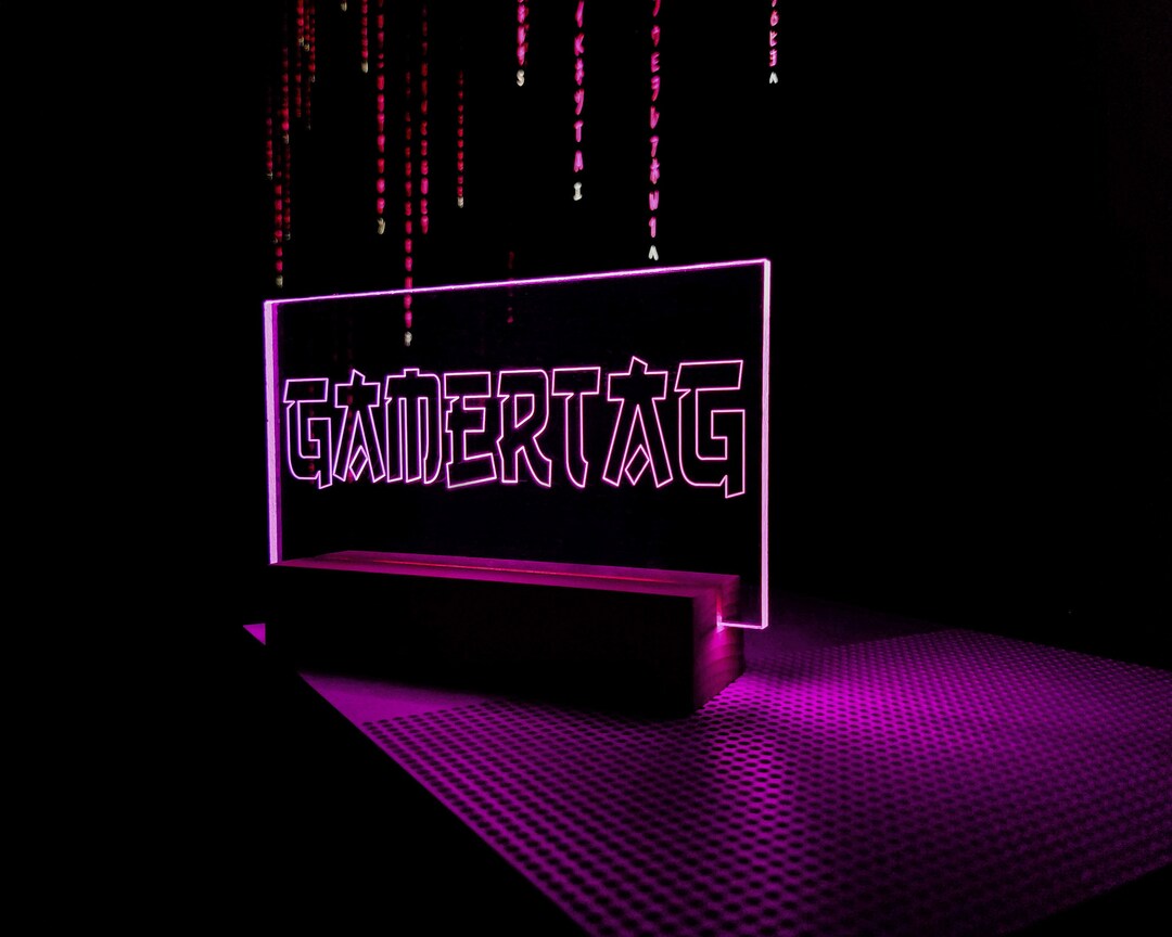 Personalized Kawaii Decor for Gaming Japanese LED Light - Etsy