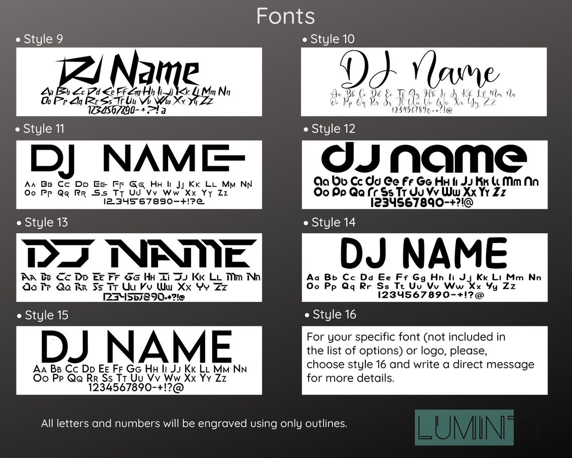 Dj Led Sign Personalized Dj Gift Dj Logo Design Dj Lights - Etsy