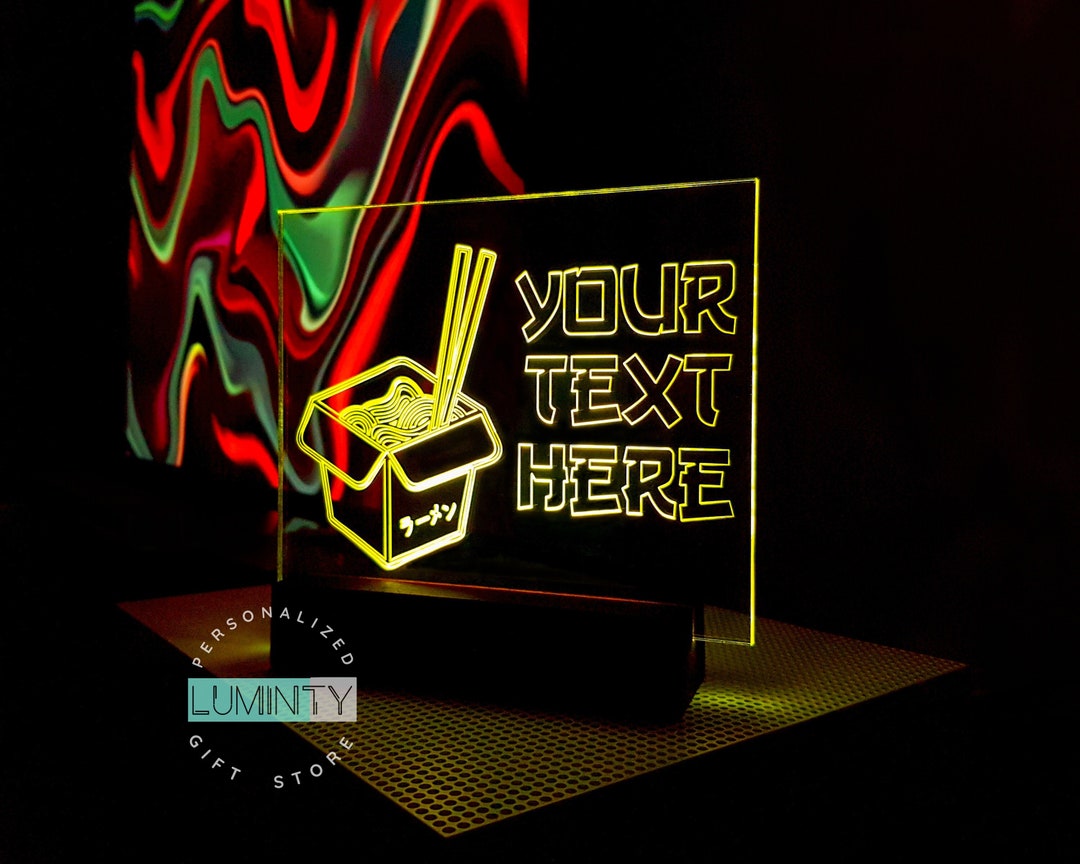 Ramen Bowl Ramen Bowl Anime Ramen Sign Ramen Neon Sign - Etsy