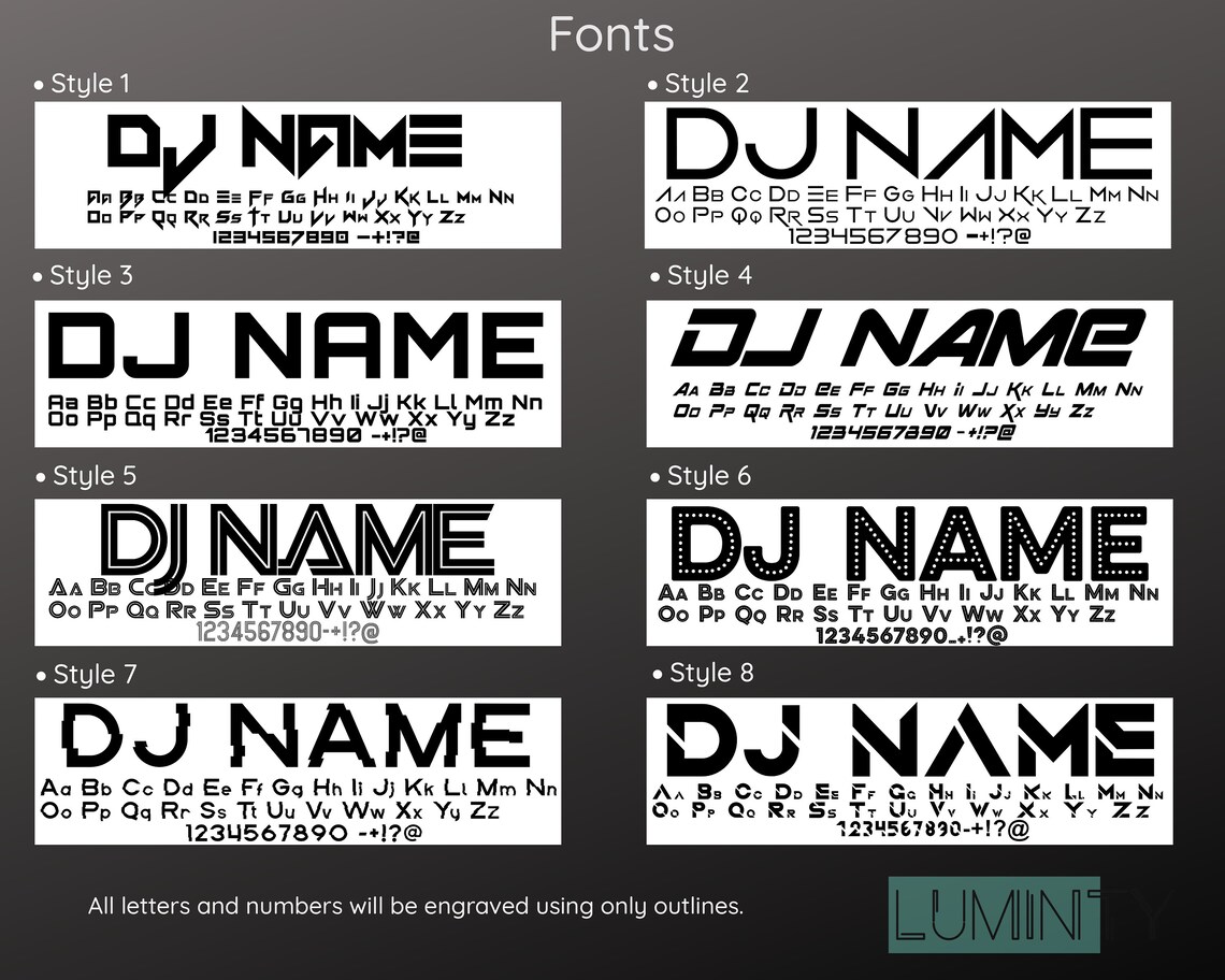 Dj Led Sign Personalized Dj Gift Dj Logo Design Dj Lights - Etsy