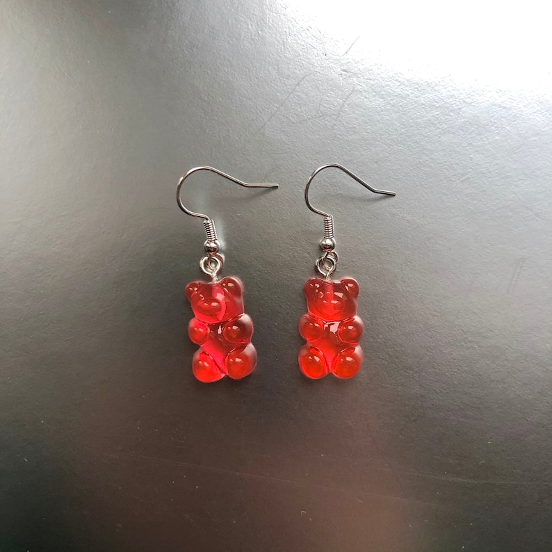 Gummy Bear Earrings rainbow Pride Lesbian Lgbtqgay - Etsy