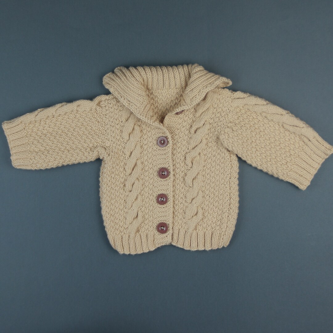 Merino Wool Baby Cardigan - Baby Wool Cardigan - Baby Gift Clothes ...