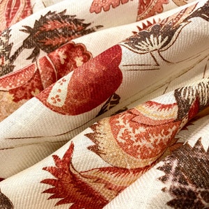 Zoffany Indienne - Large Scale Palampore Tree of Life Rust Curtain ...