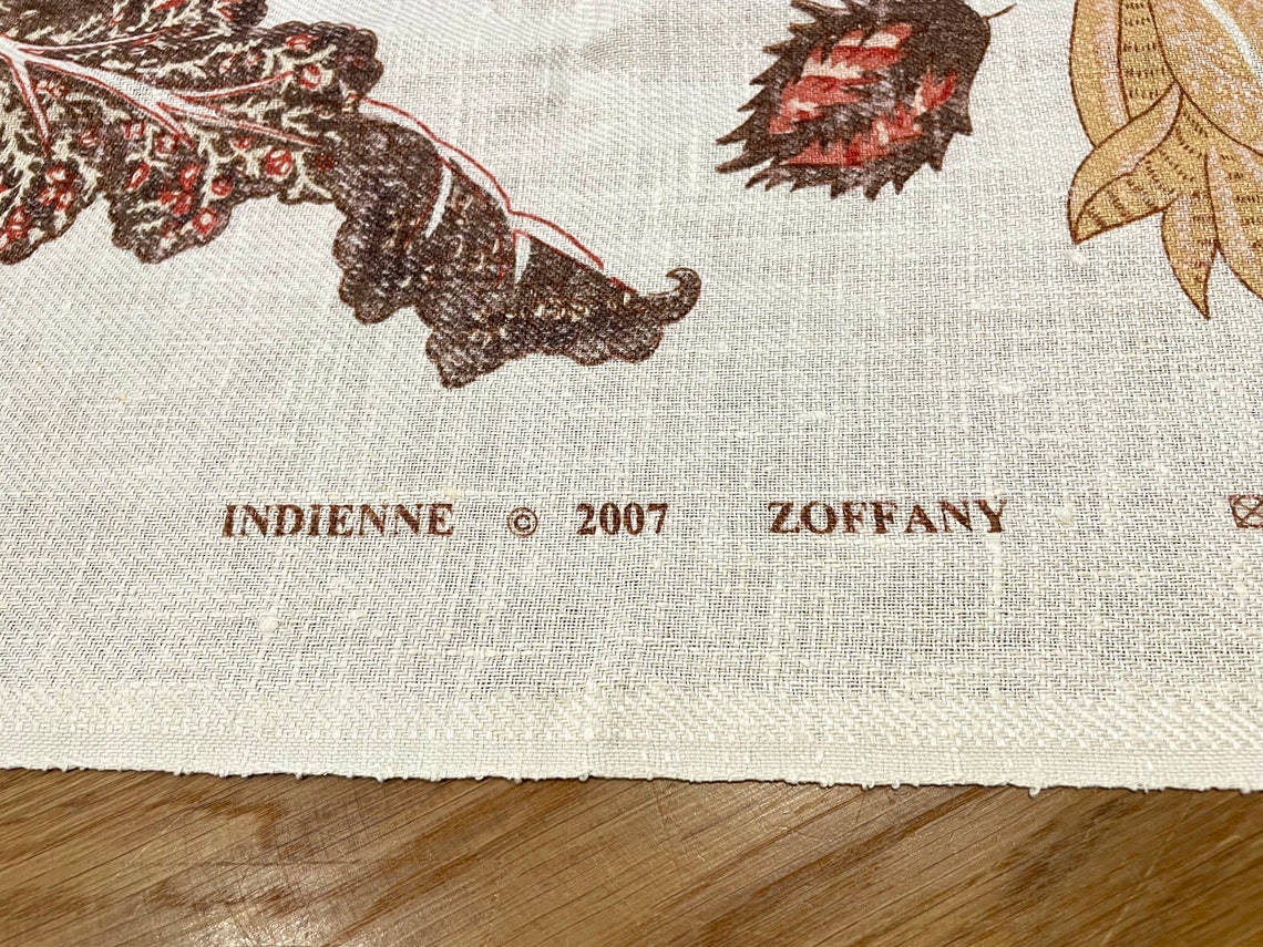 Zoffany Indienne - Large Scale Palampore Tree of Life Rust Curtain ...