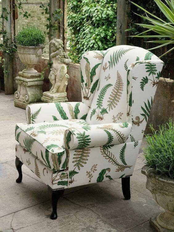 Lee Jofa GP and J Baker Ferns Fabric Fern Leaves Iconic English British ...