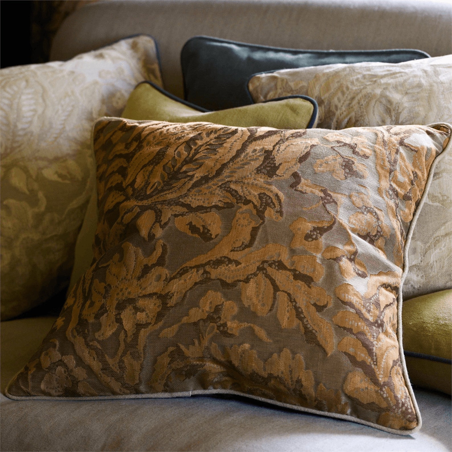 Luxury Zoffany Damasco Antico Drapery Fabric - by the Meter / Yard ...