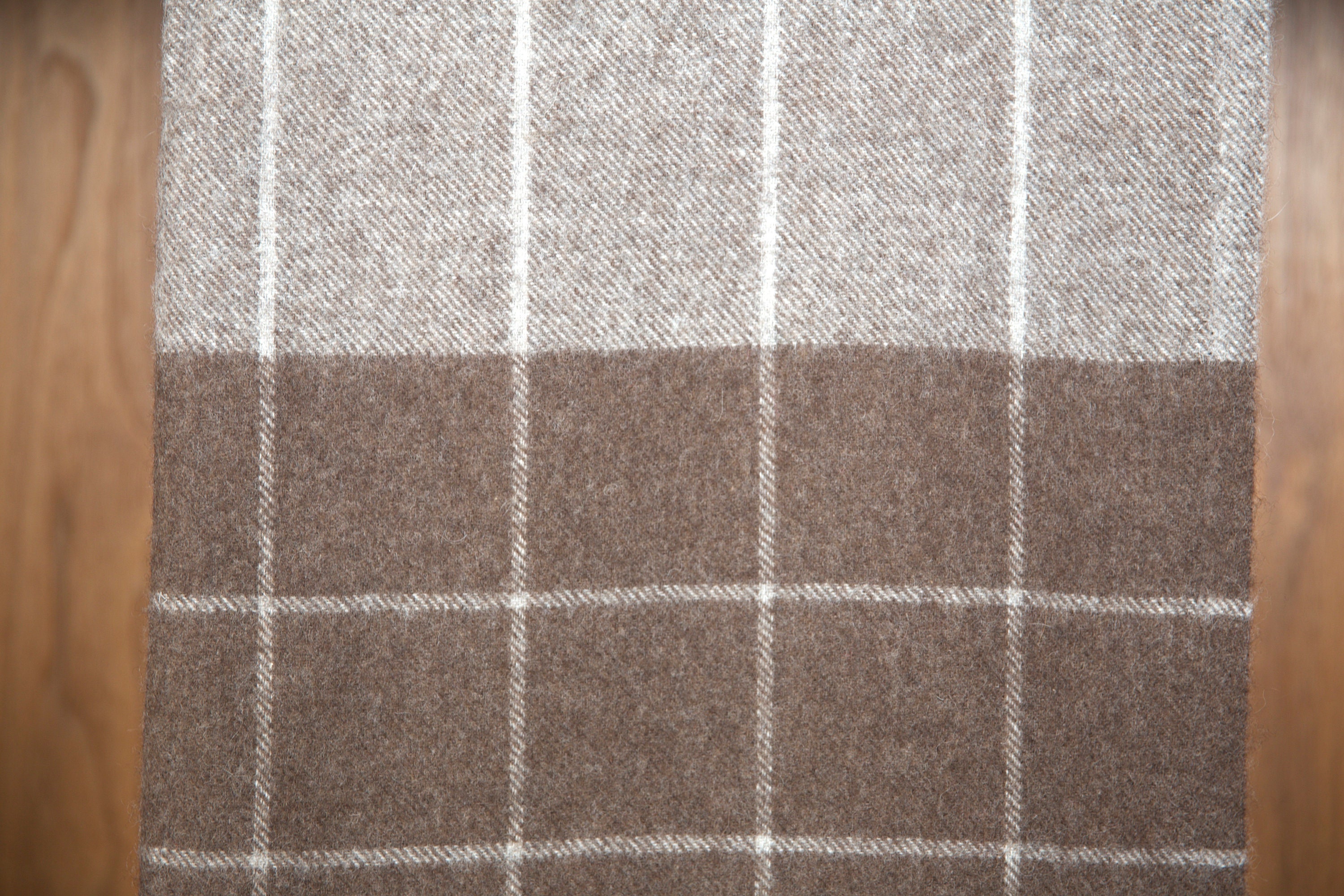 100% Yak Down Throw Blanket - Checkered and Striped Yak Throw - Premium ...